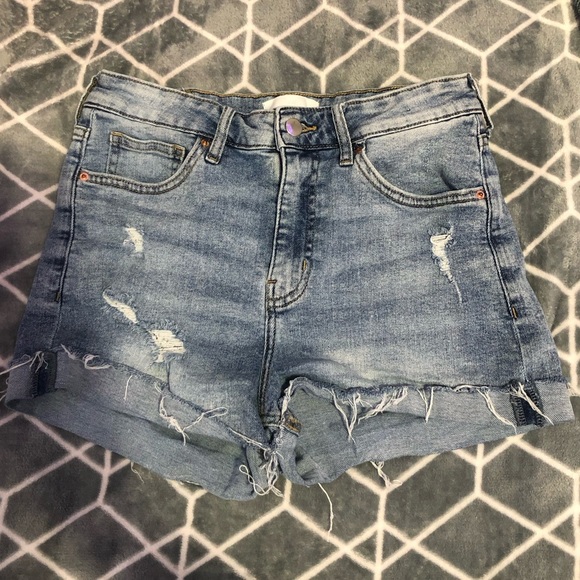 H&M | Shorts | Hm High Rise Denim Shorts | Poshmark